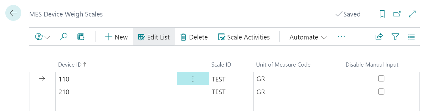 Clever Dynamics - Weigh Scale Setup